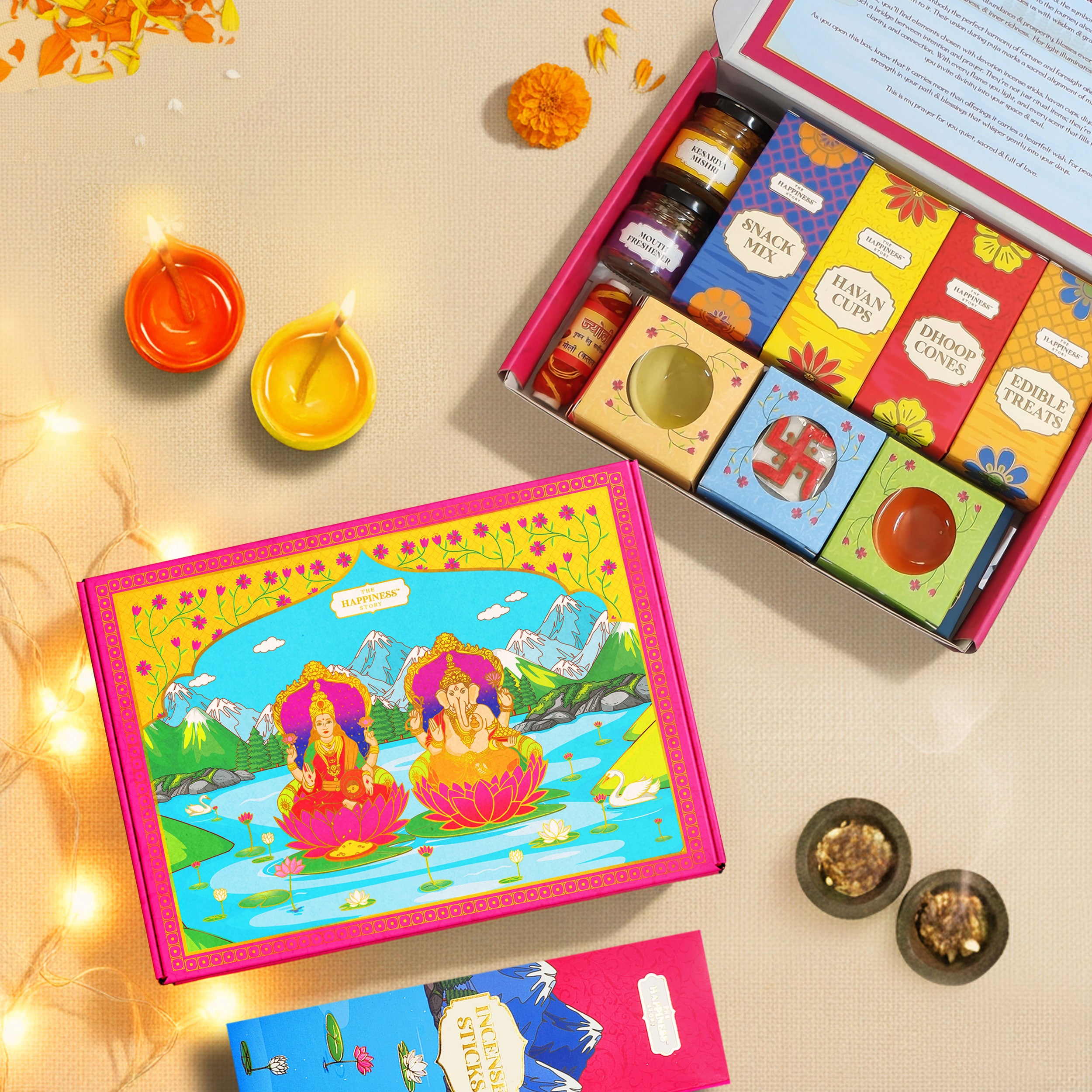 Lakshmi Ganesh Prosperity Box | Diwali Gift for Family & Friends 2025 ...